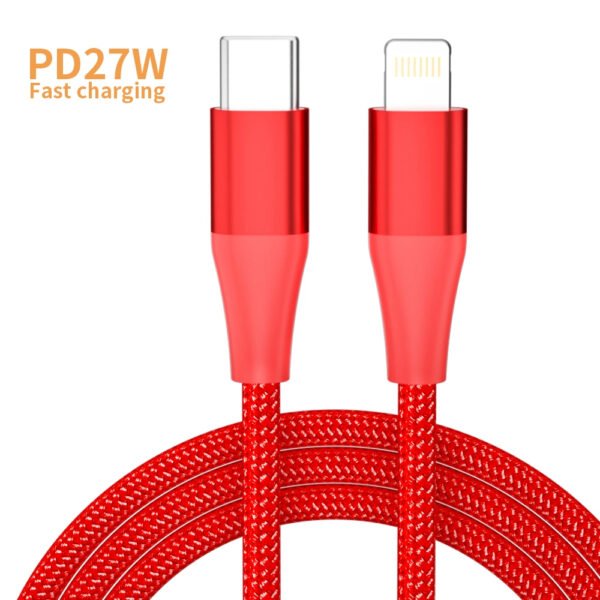 PD 27w Cable Type C to Lightning Multicolors OEM Factory Customized ...