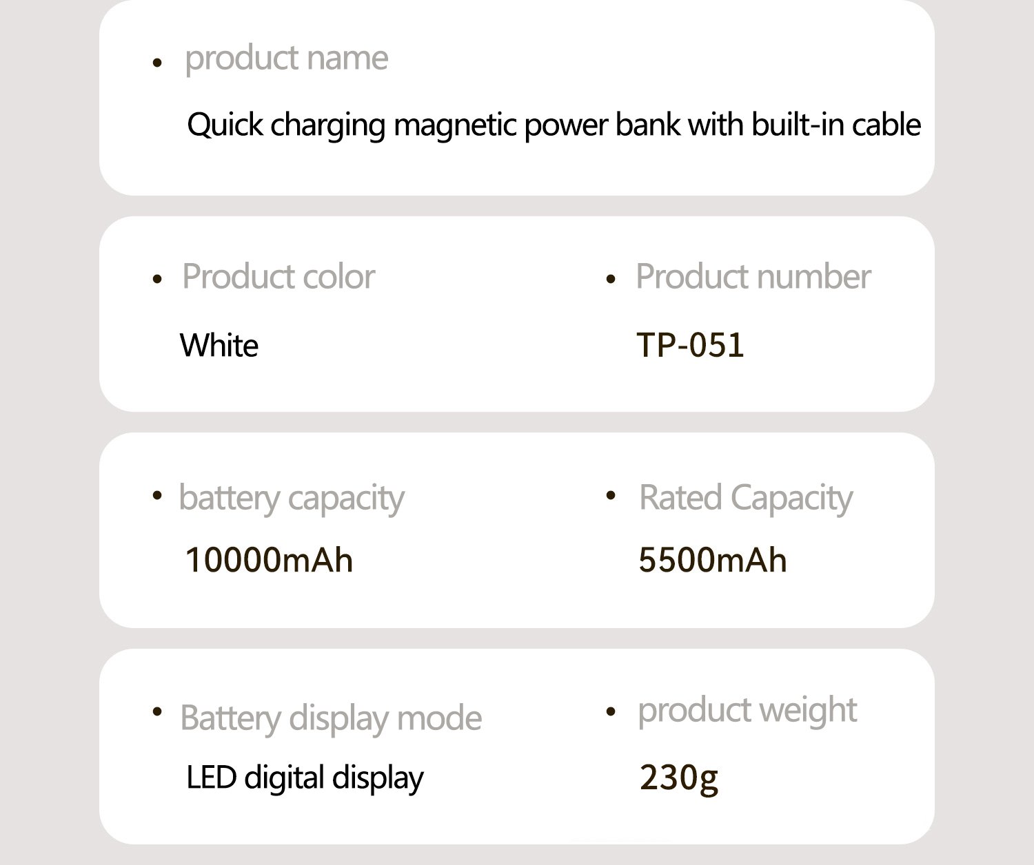 Type C Power Bank Apple MagSafe MagSage Portable Charger 20000mAh PD22 ...