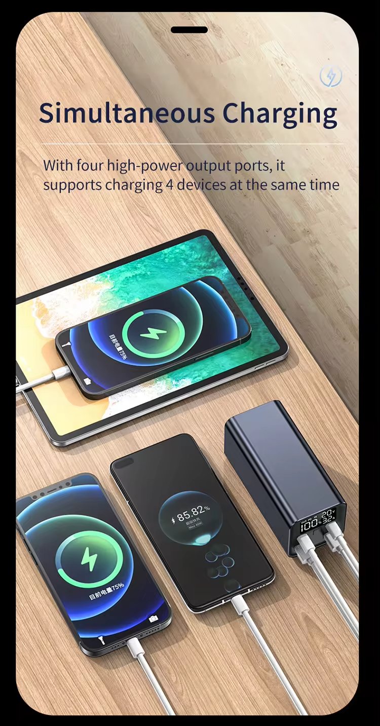 Portable Laptop Charger Pd USB C 65W Power Bank OEM Customize Factory ...