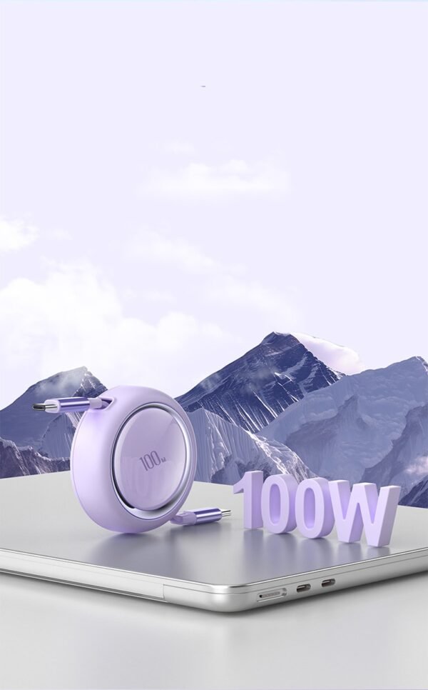 Retractable iPhone Charger Cable 27W Lightning Cable 100W USB C Cable ...