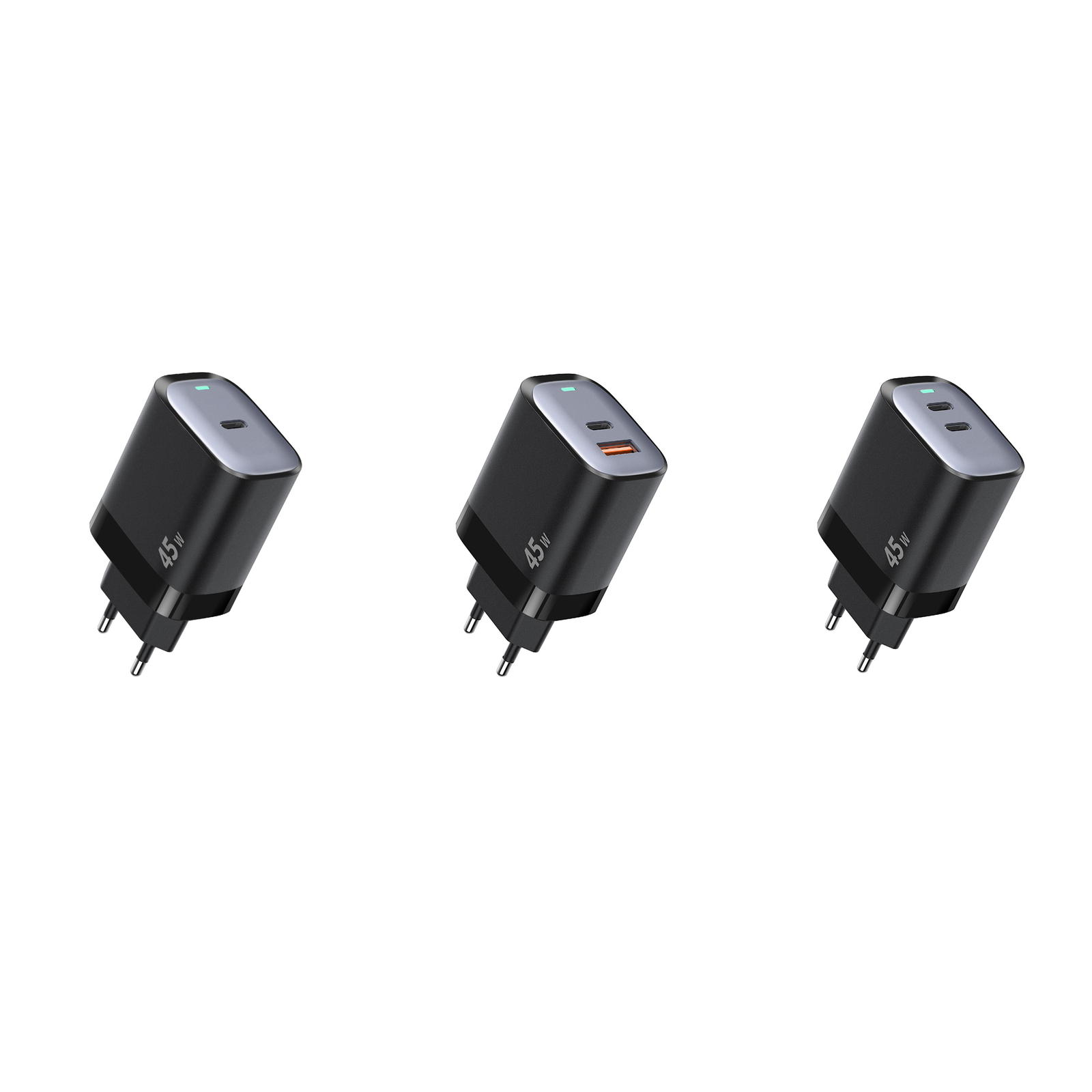 Slim GaN Charger Premium Design 20W 35W 45W 65W 100W USB C PD Charger ...